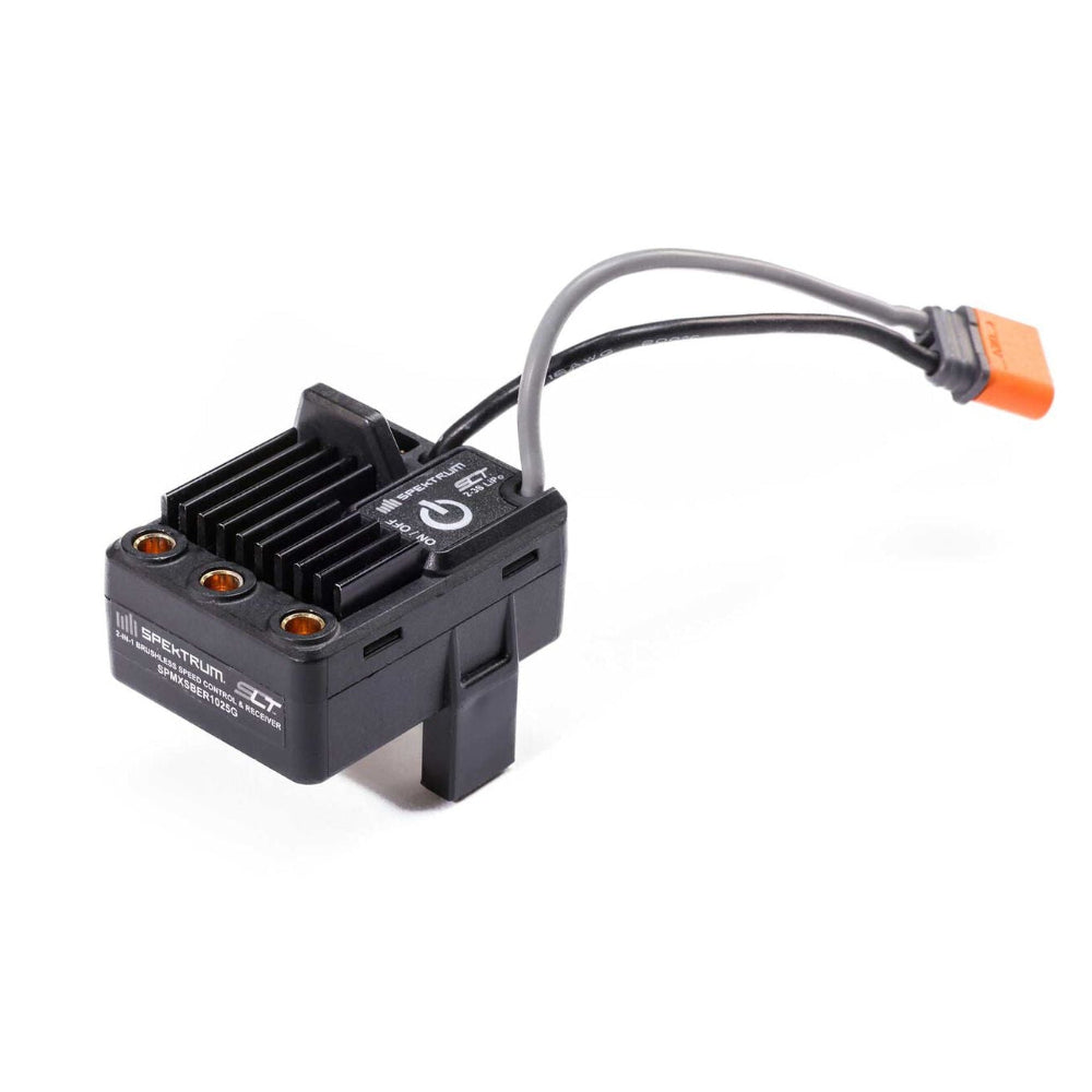 Spektrum 2-in-1 Firma 25A Brushless ESC w/ SLT Receiver (Built-in Gyro ...