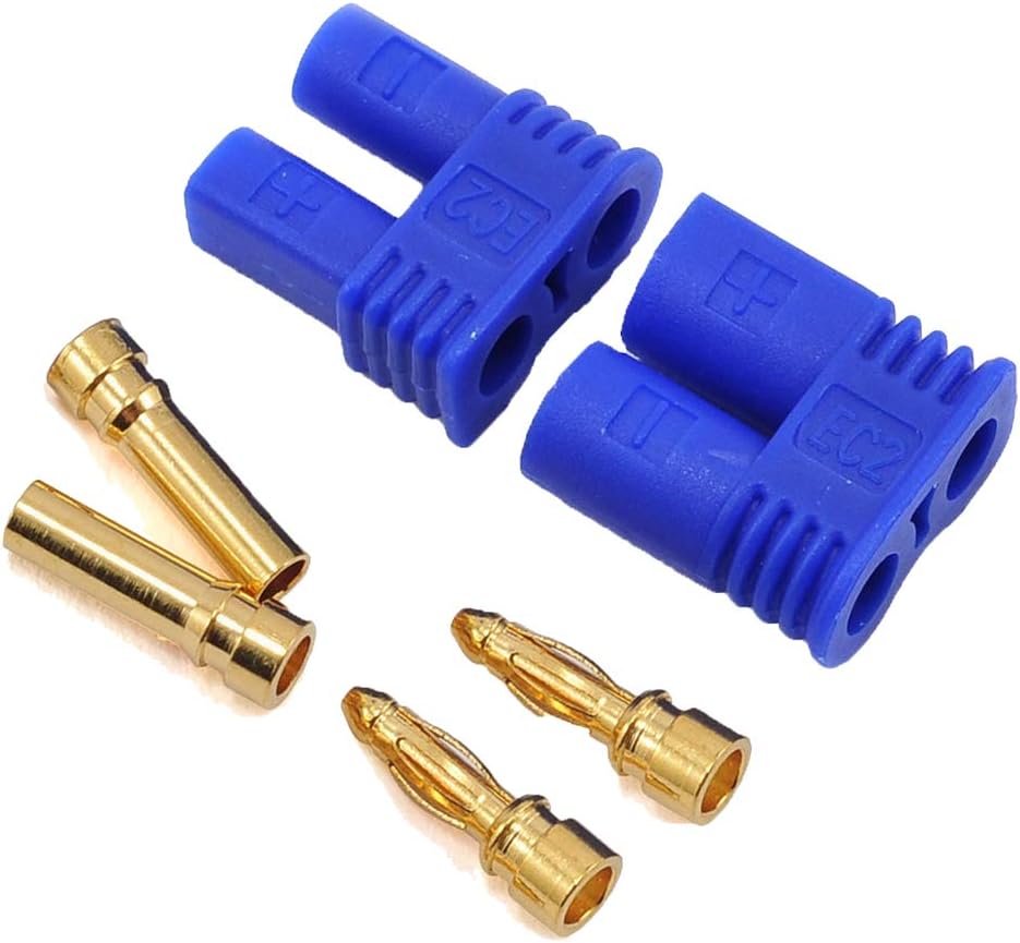 EC2 Connectors (1 Pair / Male & Female) | RC-N-Go